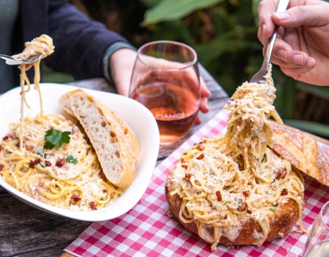 Pasta Stuffed Cob Loaves At Vapiano Across Brisbane | Must Do Brisbane