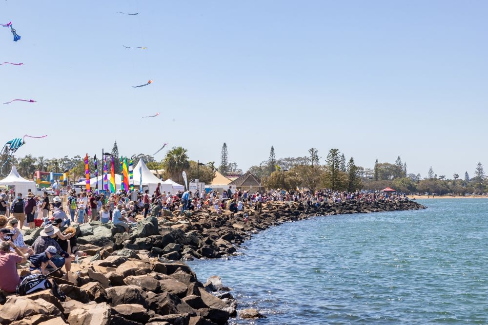 Redcliffe Kitefest Pelican Park, Clontarf | Must Do Brisbane