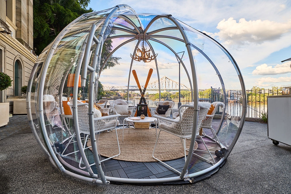 Veuve Clicquot Champagne Domes Customs House | Must Do Brisbane