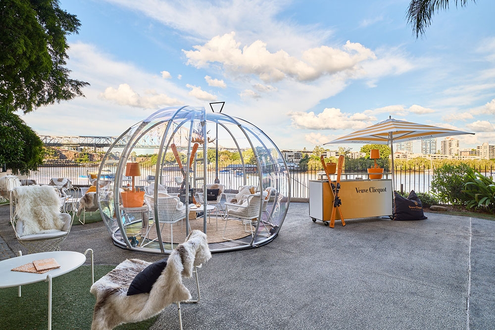 Veuve Clicquot Champagne Domes Customs House | Must Do Brisbane